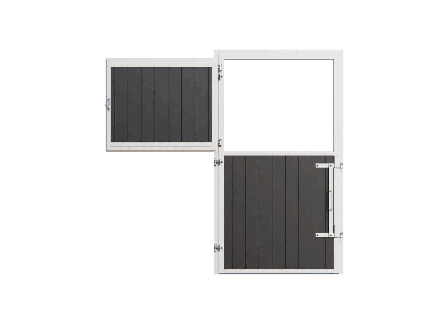 Staldeur tweedelig volledig gesloten | Mulder Stal en Erf