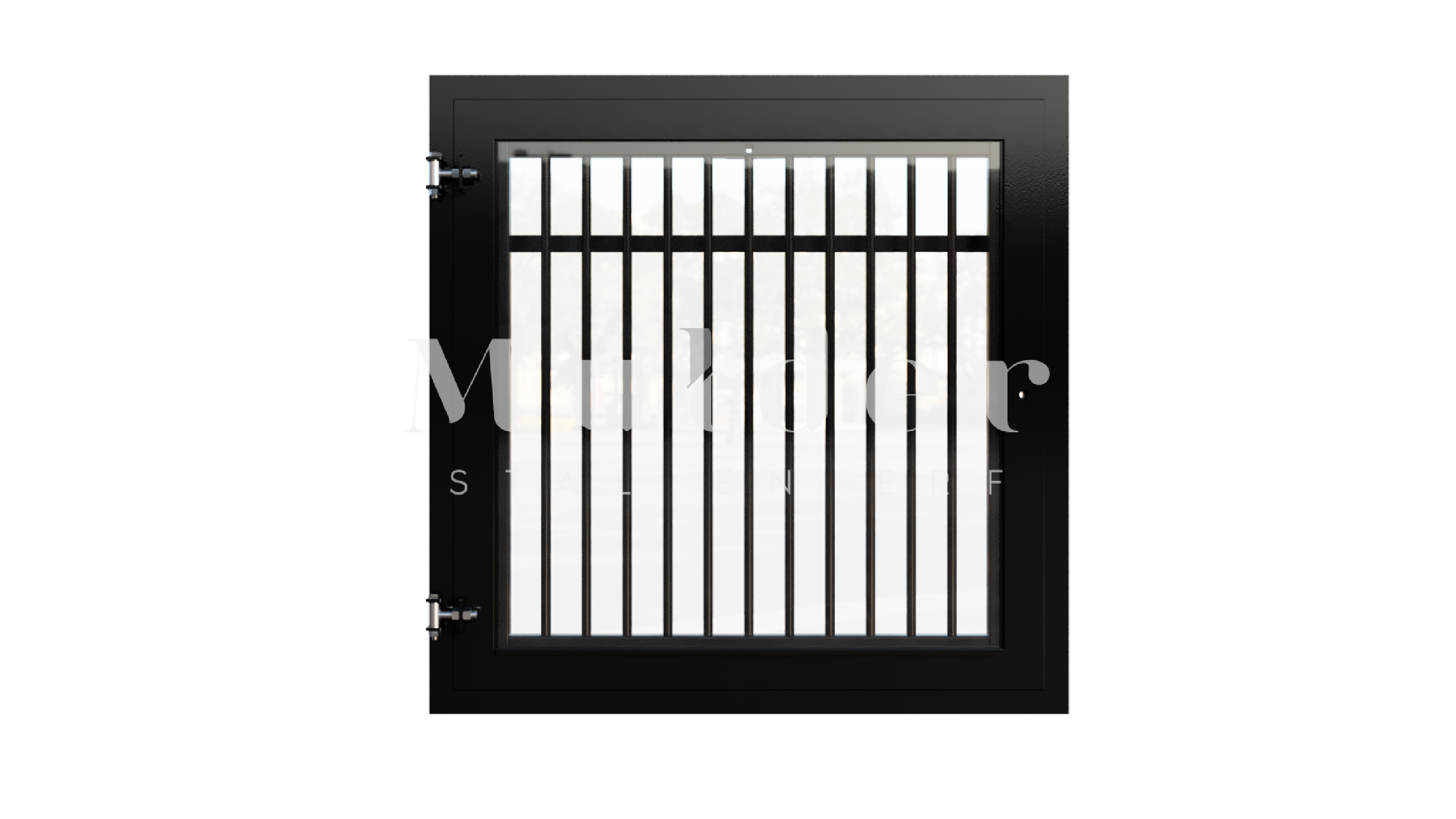 Stalraam Draaikiep met tralies en plexiglas - Mulder Stal en Er