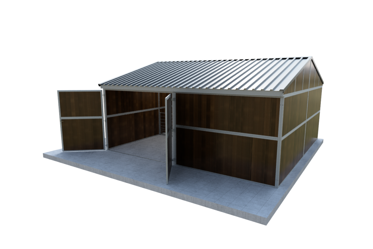 Schapenstal compacte buitenstal | Mulder Stal en Erf