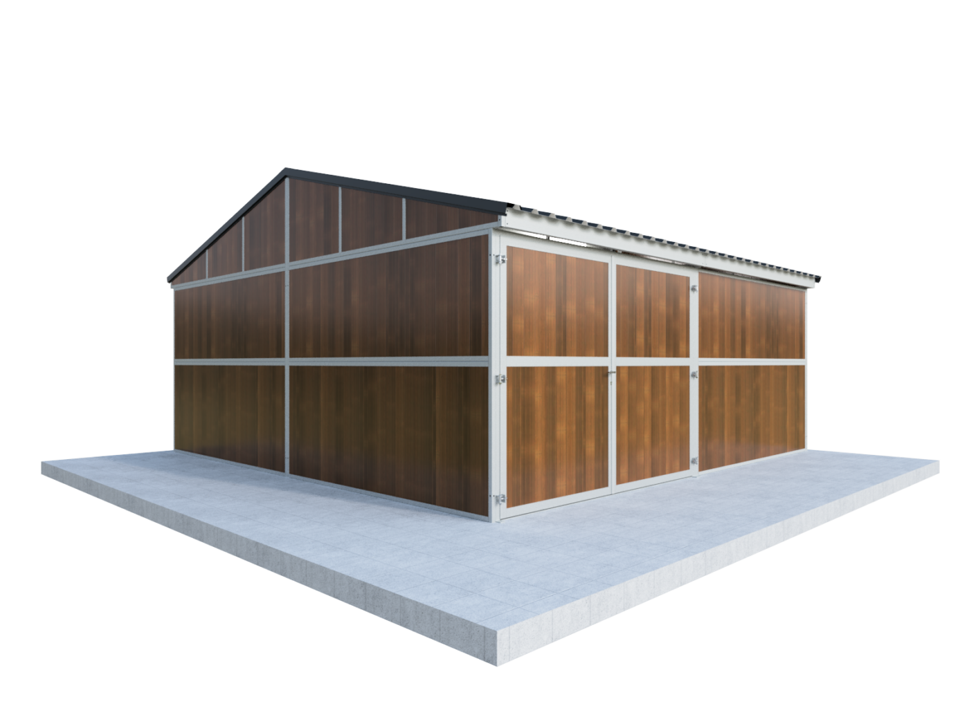 Schapenstal compacte buitenstal | Mulder Stal en Erf